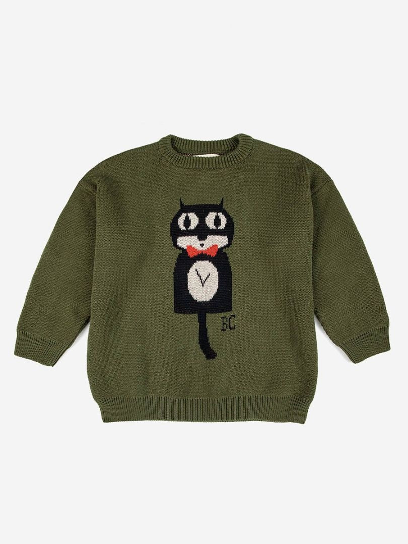 Cat O'Clock jacquard jumper | Bobo Choses | www. Pilzessin.at ...